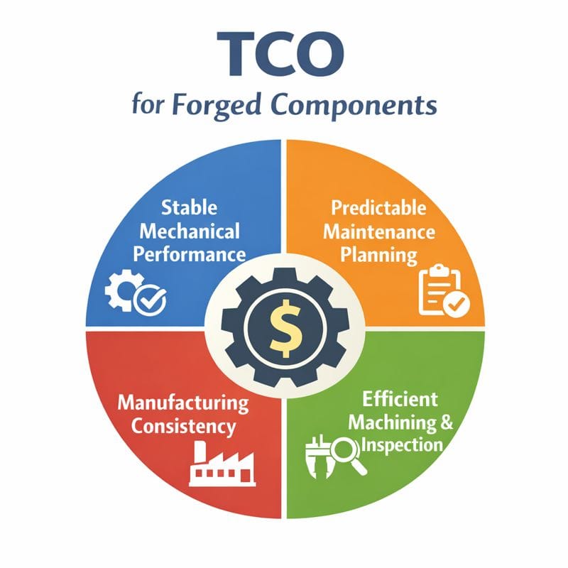 How Forged Components Lower Lifecycle Cost
